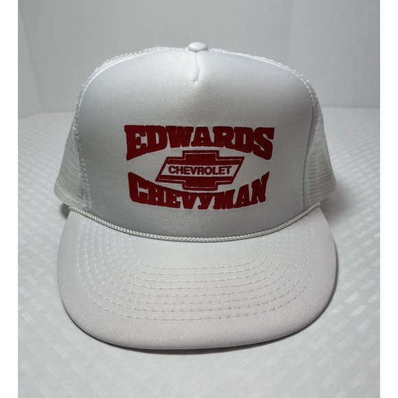 Otto Cap | Accessories | Vintage Edwards Chevrolet Chevyman Adjustable ...